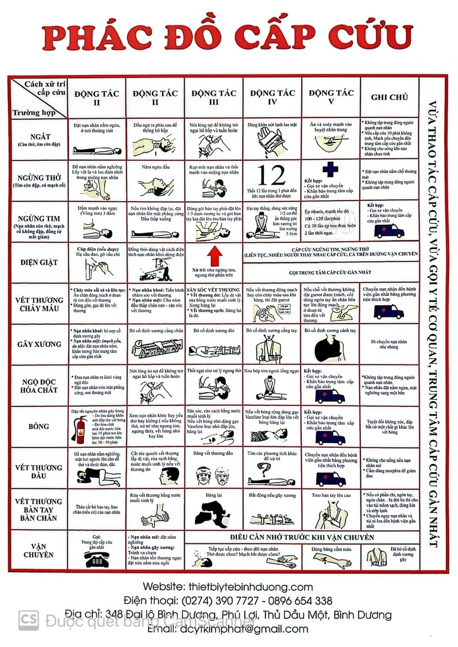 Phác đồ sơ cứu